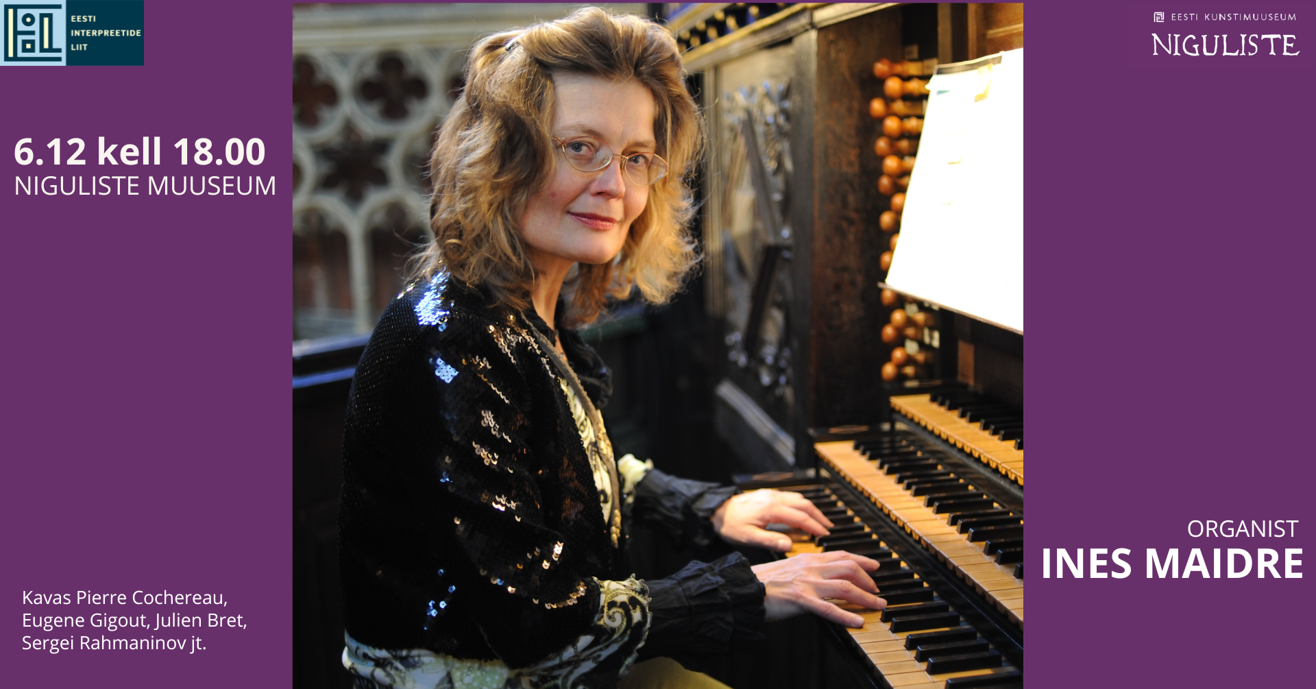 Organist Ines Maidre - Niguliste muuseum