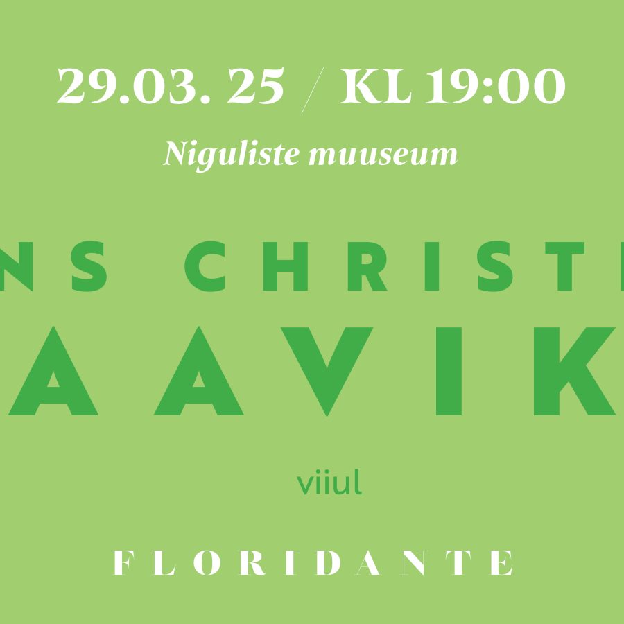 Kontserdid - Niguliste muuseum